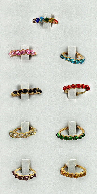 DBR- Natural Fiber Destiny Rings (bundle of 10) – Sai Brazil