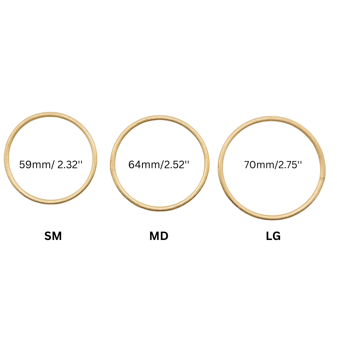 SB241B(LG) 18K Gold Plated Brushed Bangle – Sai Brazil